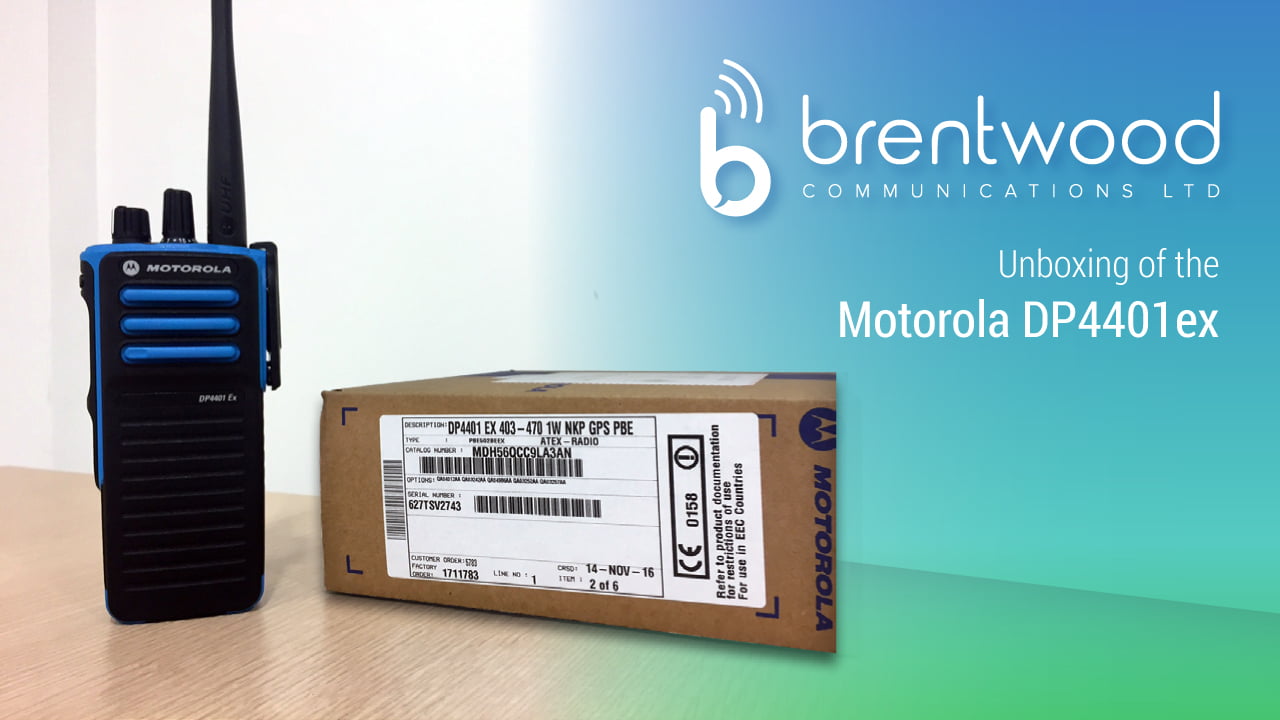 Unboxing Two Way Radio | Motorola DP4401ex